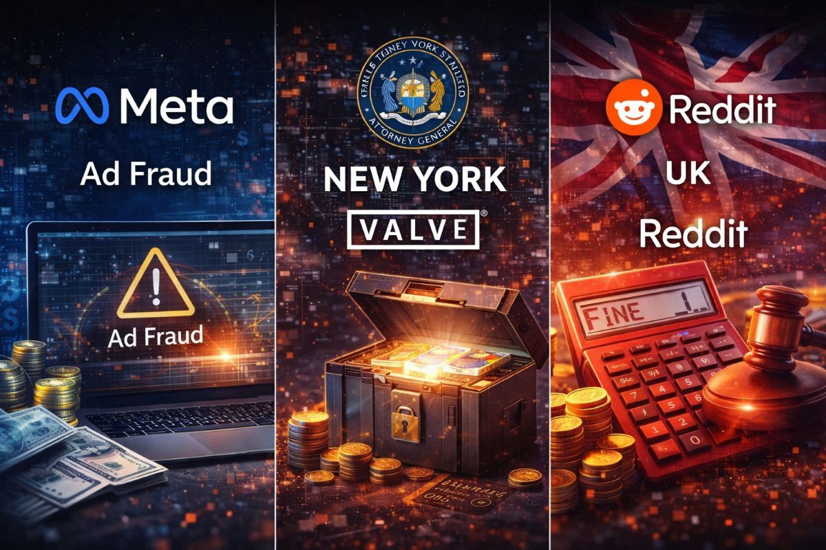 Meta, Valve e Reddit: azioni legali e multe tech