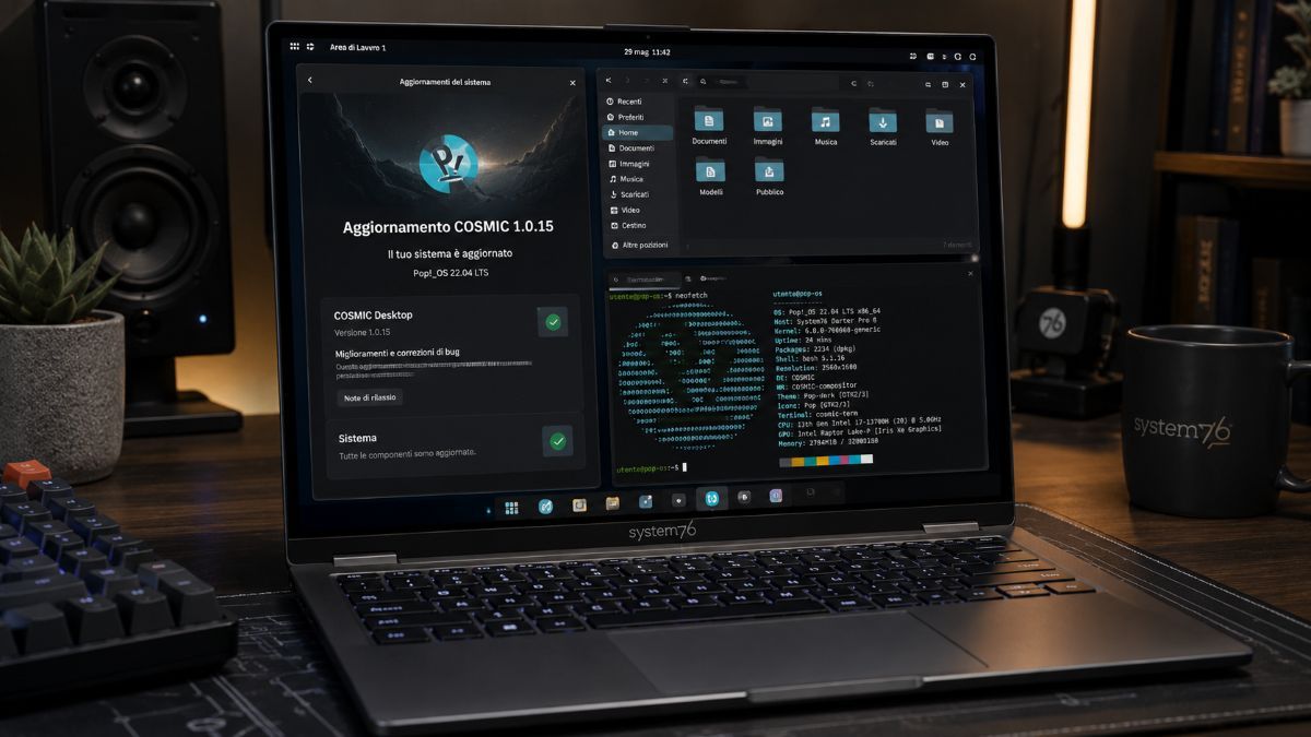 COSMIC 1.0.15 elimina il limite full-screen e rende il desktop Linux ...